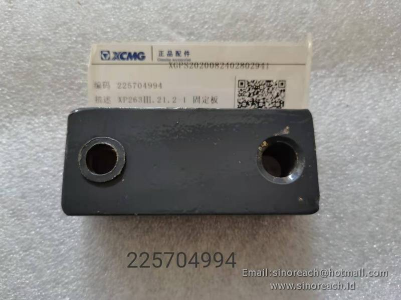 225704994 XP263Ⅲ.21.2-1 fixed plate for XCMG SPARE PARTS – Sinoreach