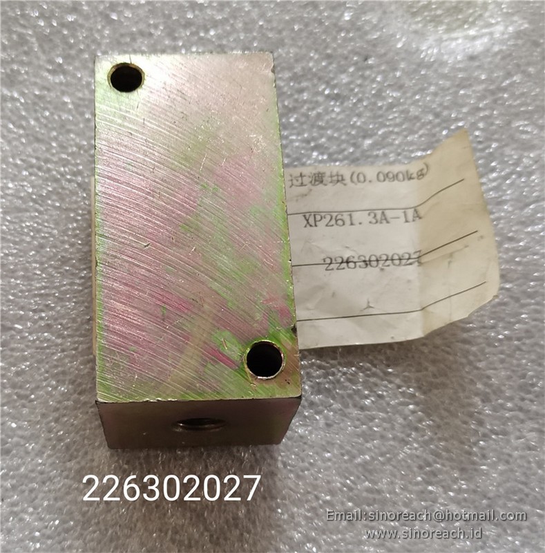 226302027 XP261.3A-1A transition block (0.090kg) for XCMG SPARE PARTS ...
