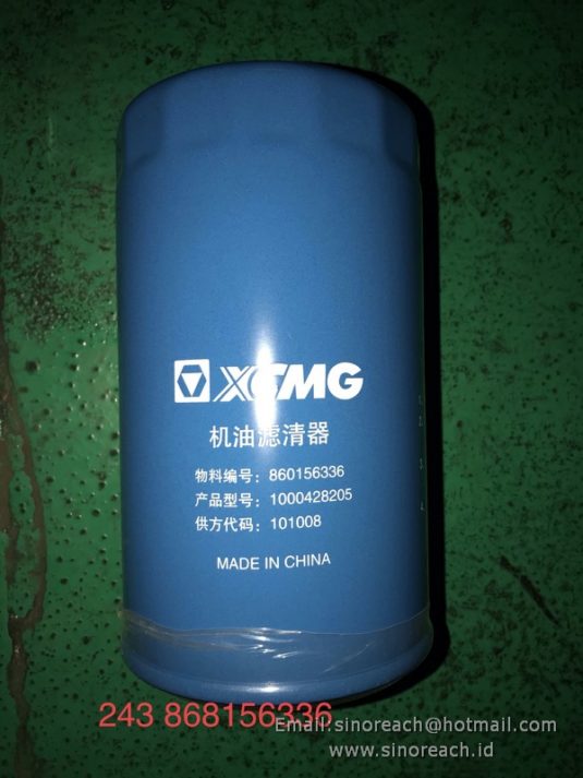 860156336 1000428205 Engine filter for XCMG SPARE PARTS – Sinoreach