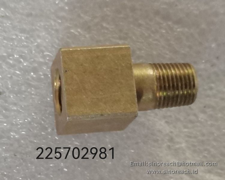 225702981 XP263S.1-33 valve core connector for XCMG SPARE PARTS – Sinoreach